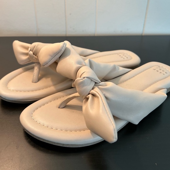 a new day | Shoes | Target A New Day Ivory Sandals Like New | Poshmark